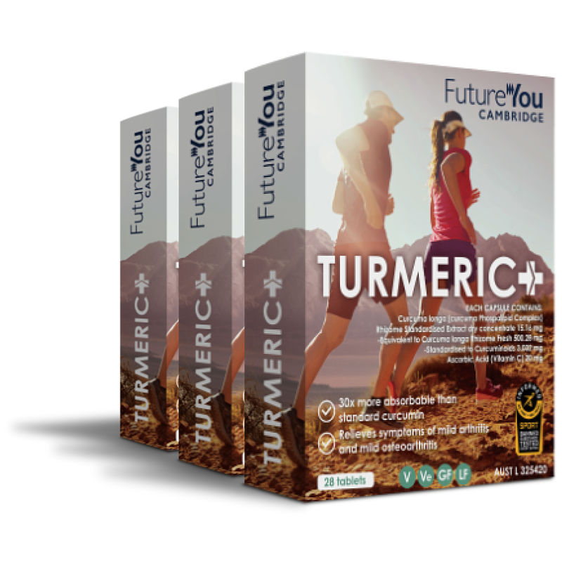 Turmeric+ Tablets 3 pack | FutureYou Health Australia
